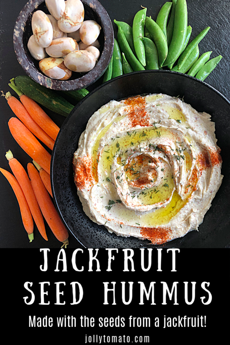 Jackfruit Seed Hummus Recipe - Jolly Tomato