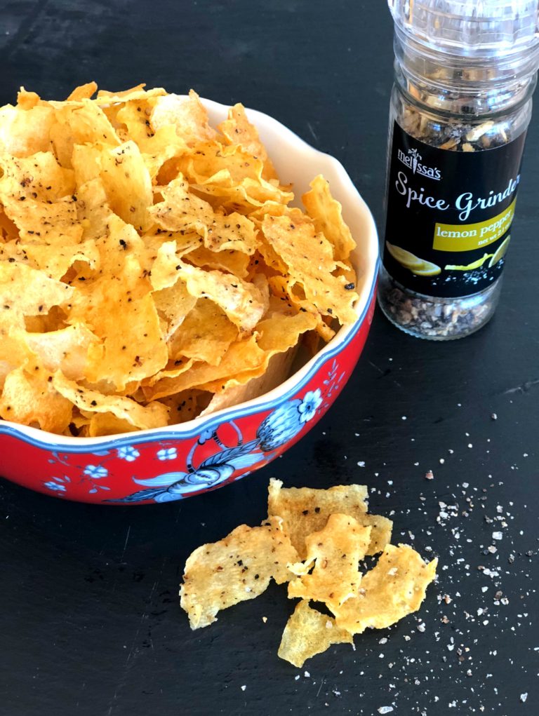 Lemon Pepper Jicama Chips Recipe - Jolly Tomato