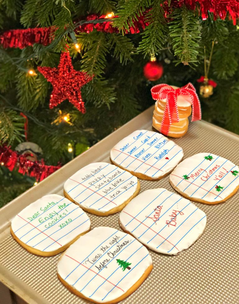 Letter to Santa Cookies - Jolly Tomato