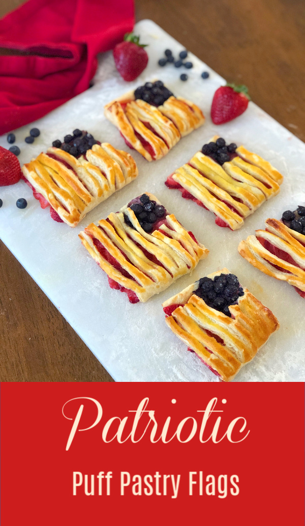 Patriotic Puff Pastry Flags Recipe - Jolly Tomato