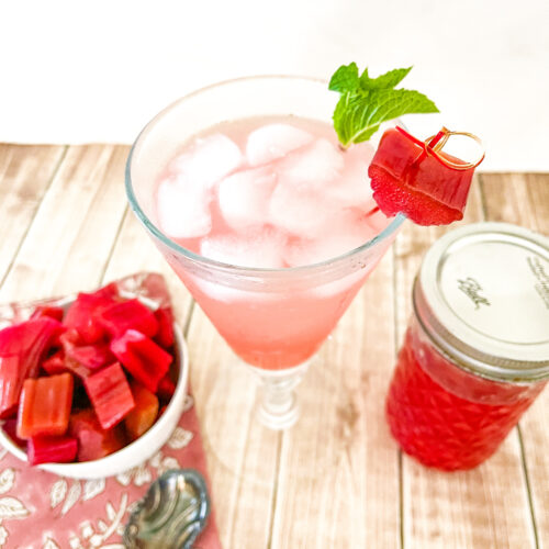 Enjoy a Rhubarb Shrub Cocktail for the Summer - Jolly Tomato