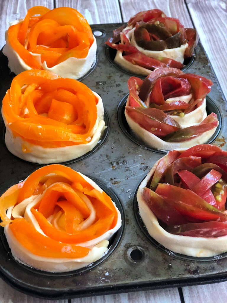 Heirloom Tomato Rose Pastry Recipe - Jolly Tomato