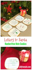 Letter to Santa Cookies - Jolly Tomato